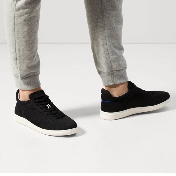 Rothy's | Shoes | Rothys Sneaker Mens 1 The Rs1 Black Knit Fabric Lace ...